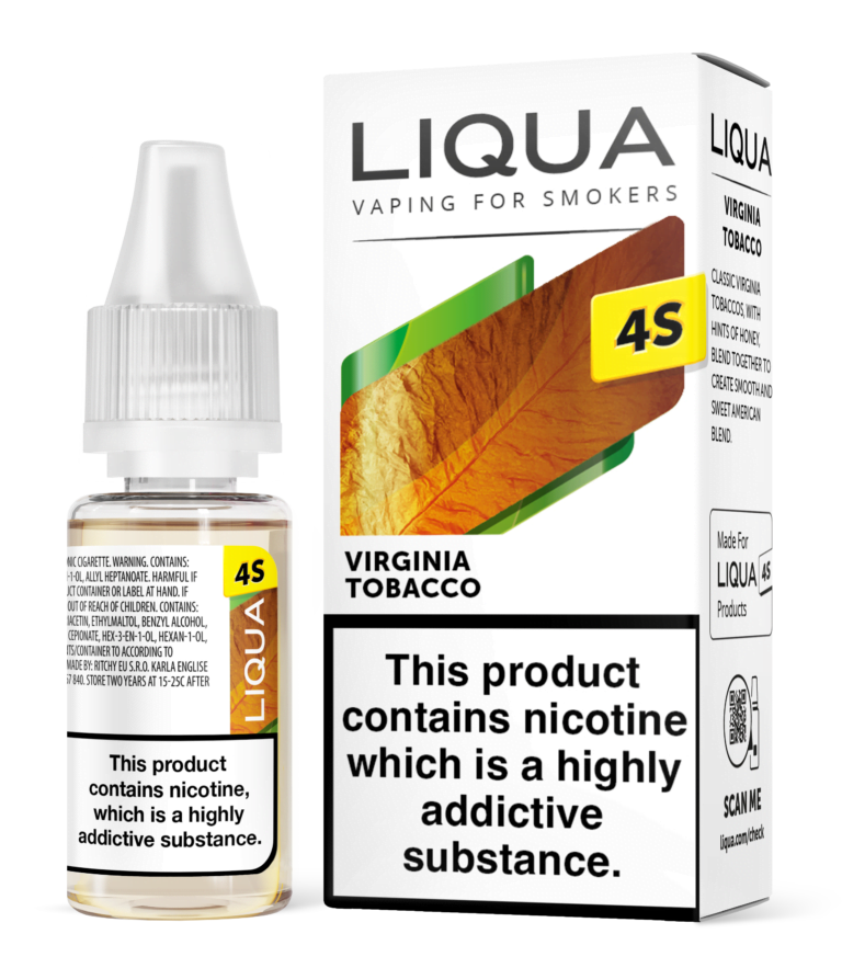 Liqua 4S Virginia Tobacco 20 mg, 10 ml - Vapi.ro