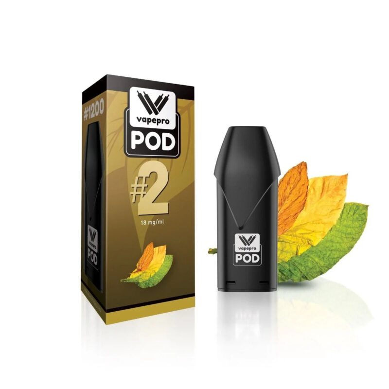 Cartus Vapepro POD Pro #2 - Premium Tobacco, 18mg nicotina - Vapi.ro